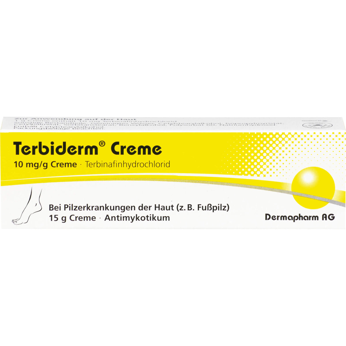 Terbiderm 10 mg/g Creme bei Pilzerkrankungen der Haut, 15 g Creme ...